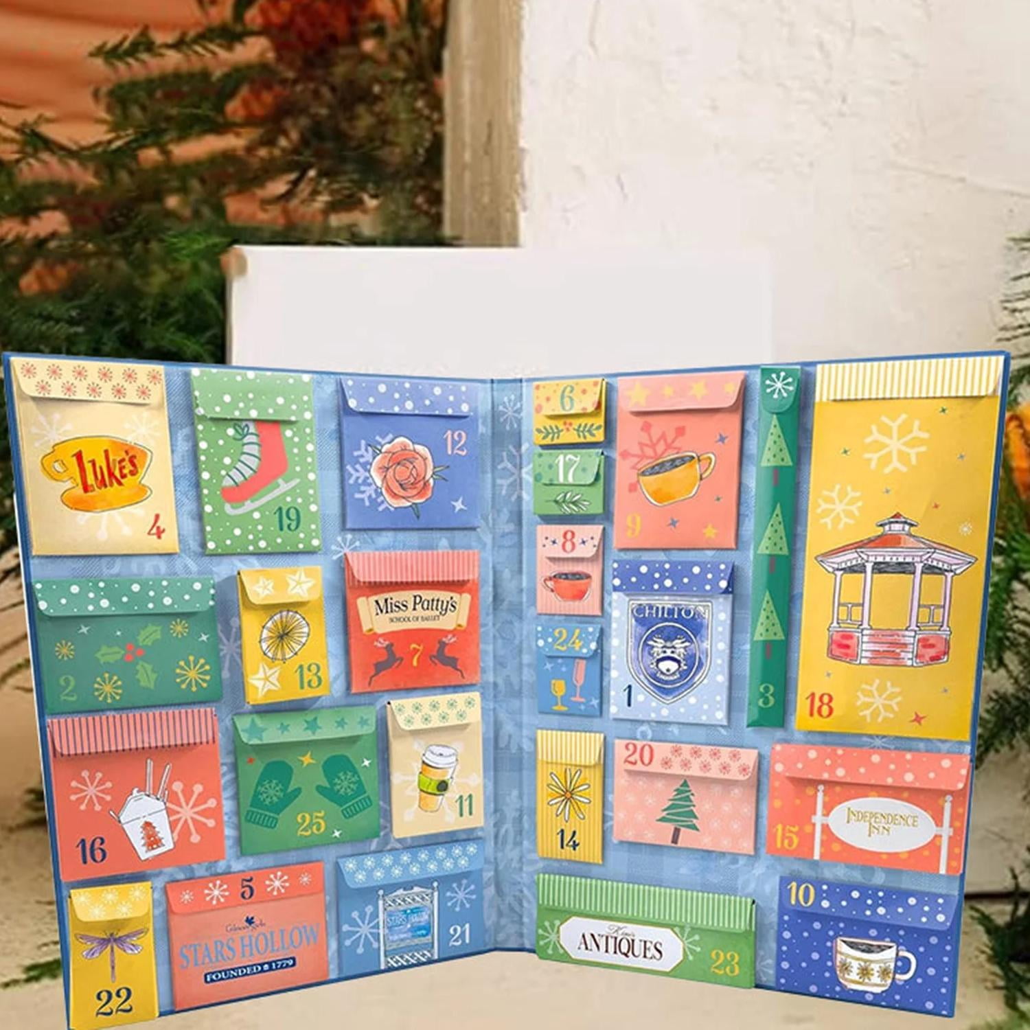 Christmas Advent Calendar 2024 25 Day Countdown Calendar with Gilmore ...