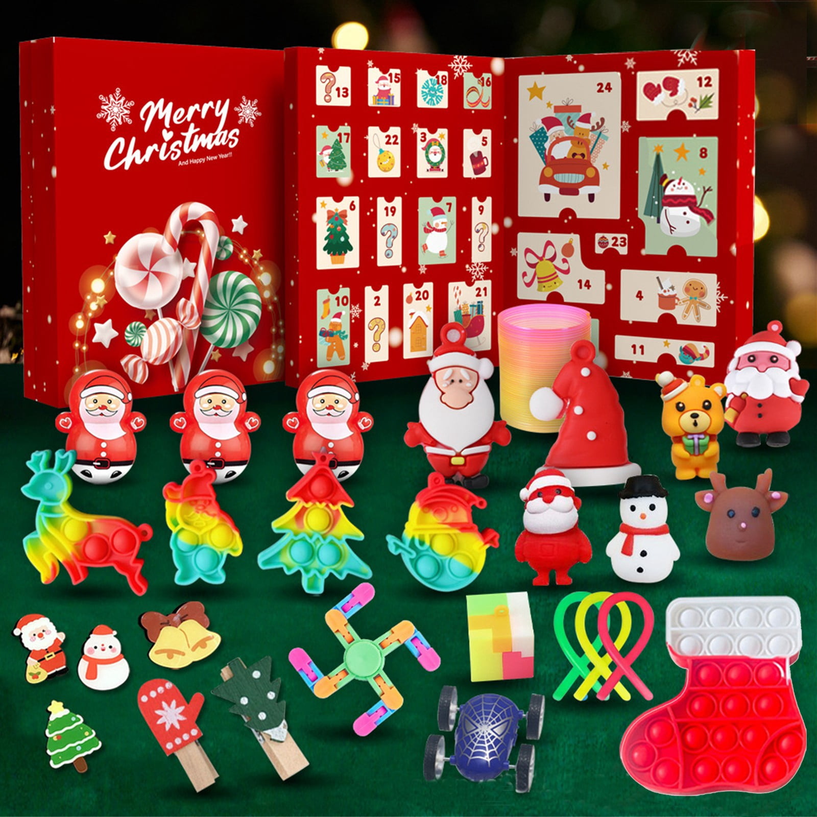 Christmas Advent Calendar 2024 Christmas Countdown Calendar Christmas ...