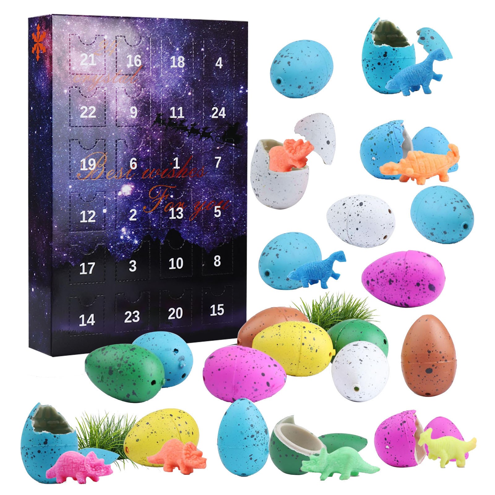 Christmas Advent Calendar 2024, Dinosaur Hatching Kits for Boys Girls ...