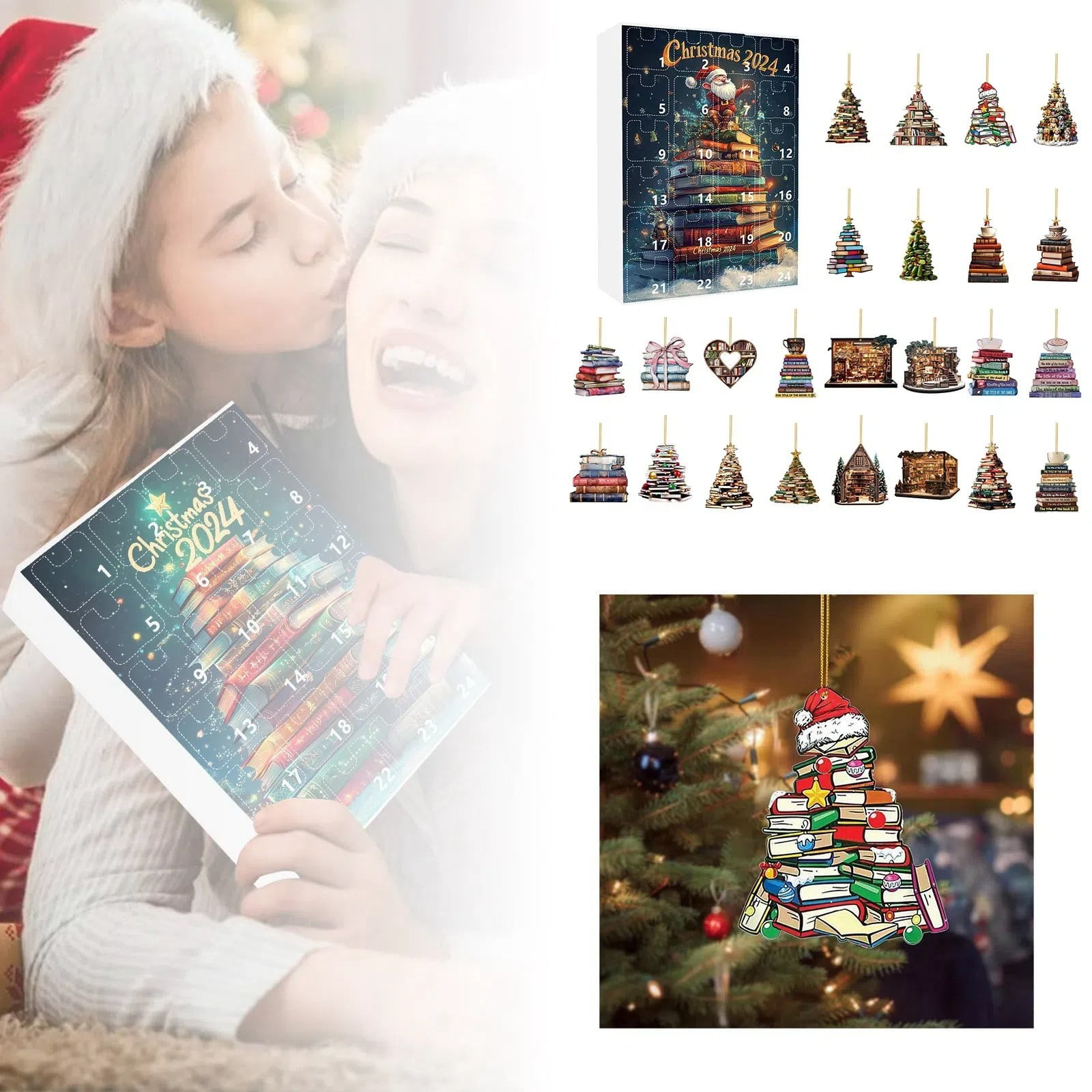 Christmas Advent Calendar 2024 Exclusive Christmas Acrylic 2D Cute ...