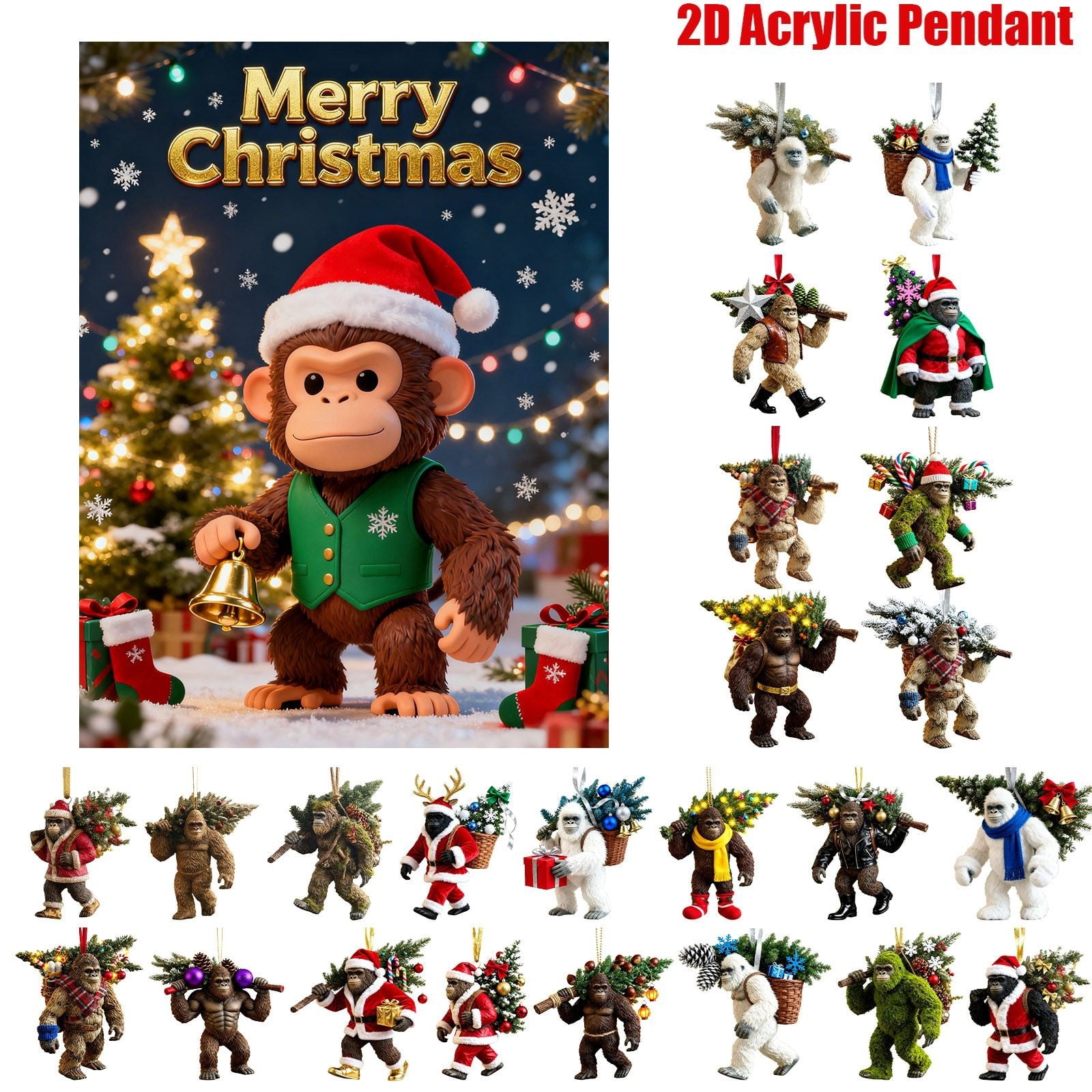 Christmas Advent Calendar 2025 - 2026 Gorilla Blind Box - Advent ...