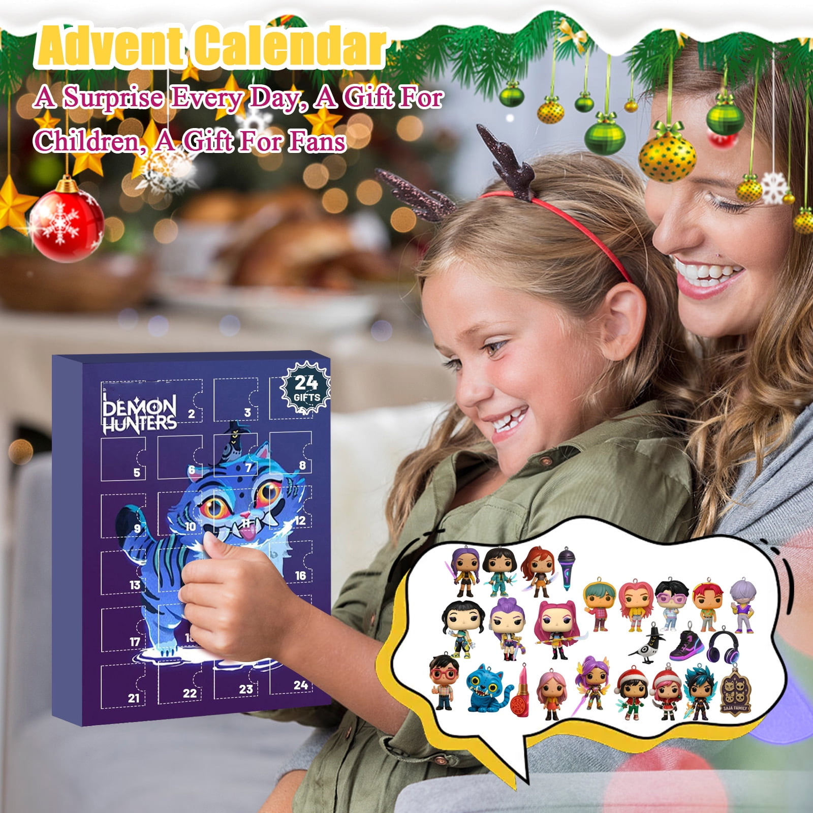 Christmas Advent Calendar 2025, 24 Day 3D Pop Stars Christmas Countdown ...