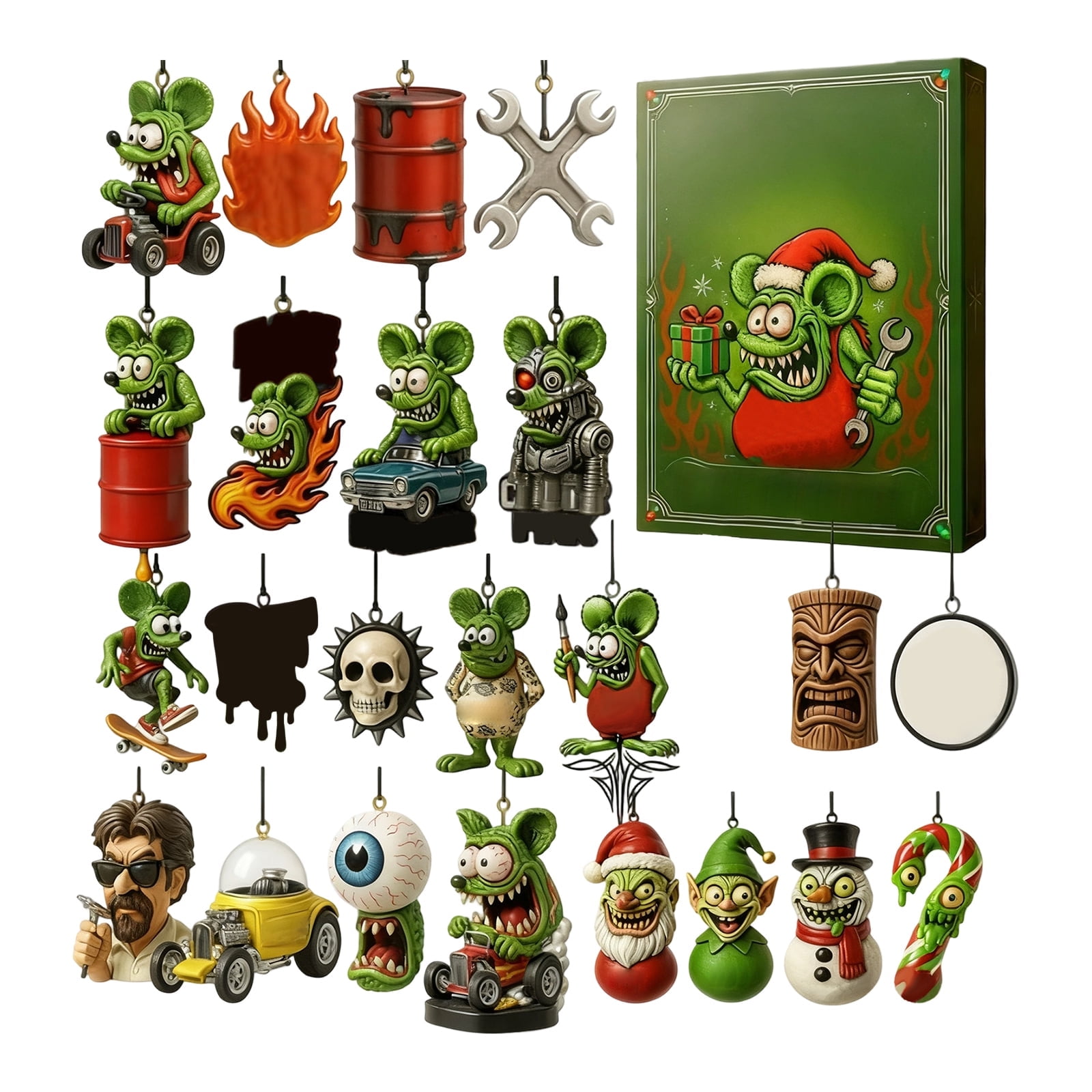 Christmas Advent Calendar 2025, 24-Day Rat Fink Advent Calendar ...