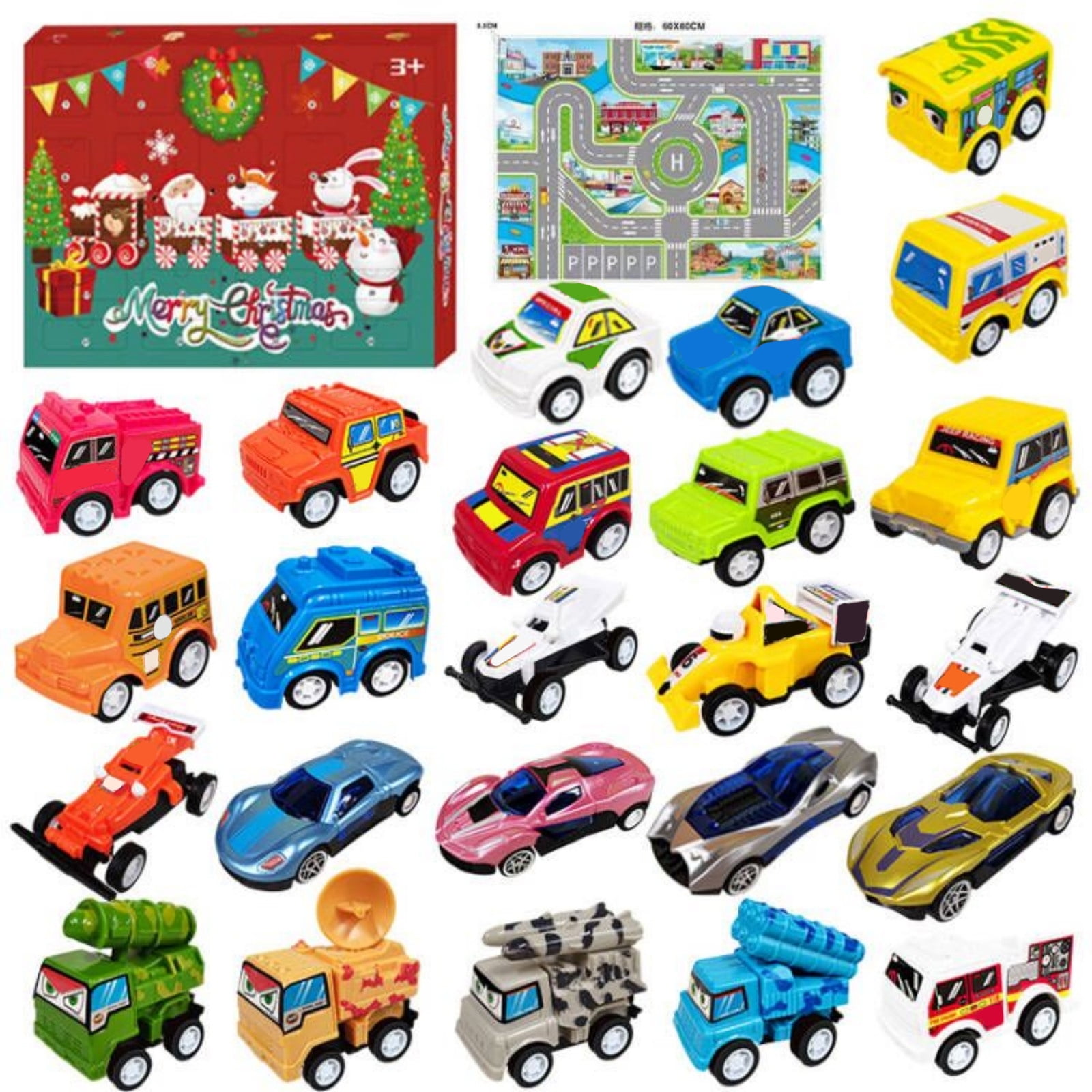 Christmas Advent Calendar 2025 Blind Box Wozii 24Pcs City Scene ...