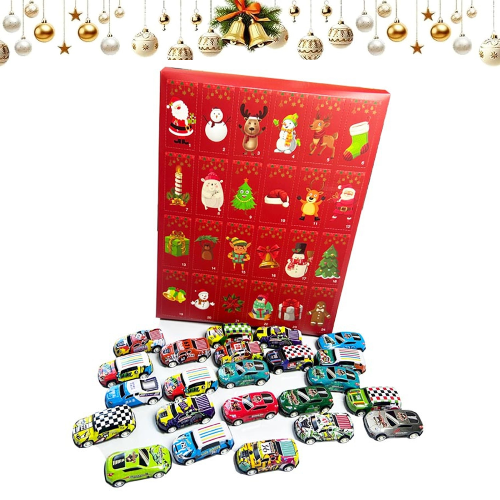 Christmas Advent Calendar 2025 Boys Toddler, 24 Days Countdown Calendar ...