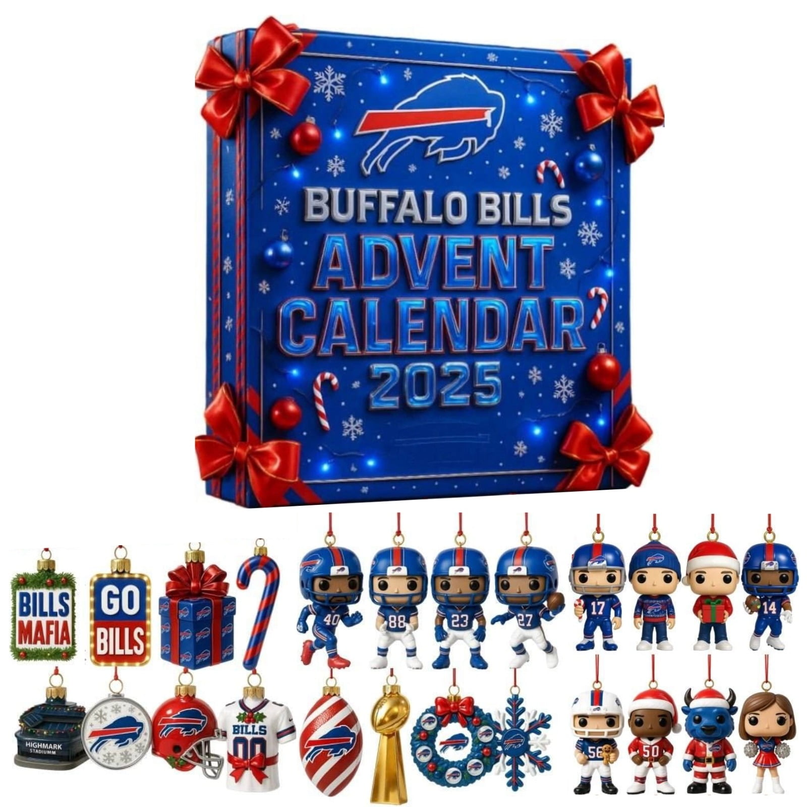 Christmas Advent Calendar, 2025 Buffalo Football Advent Calendar ...