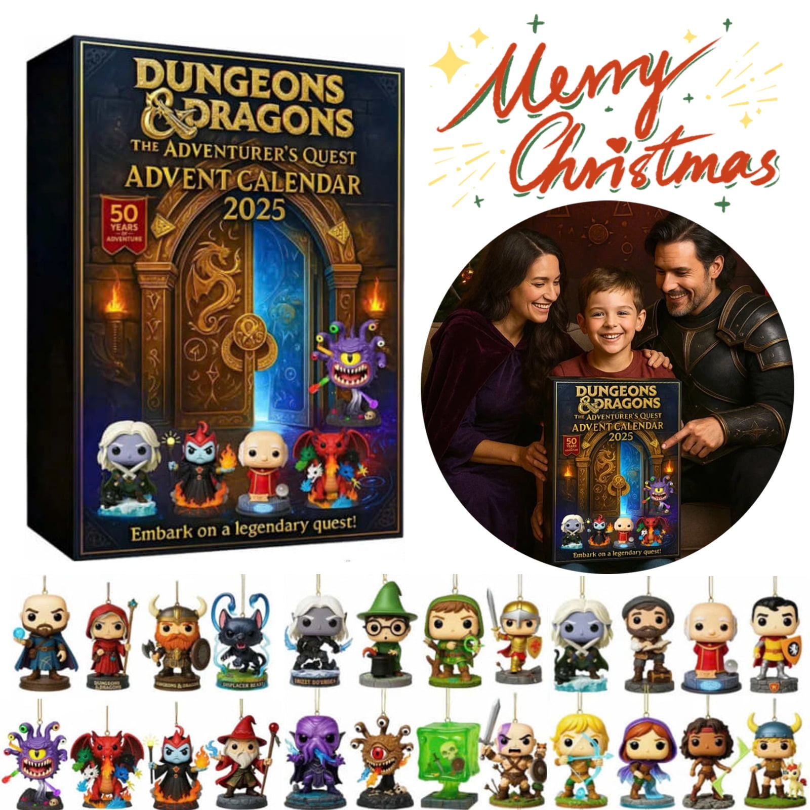 Christmas Advent Calendar, 2025 Dungeons & Dragons Advent Calendar - 24 ...