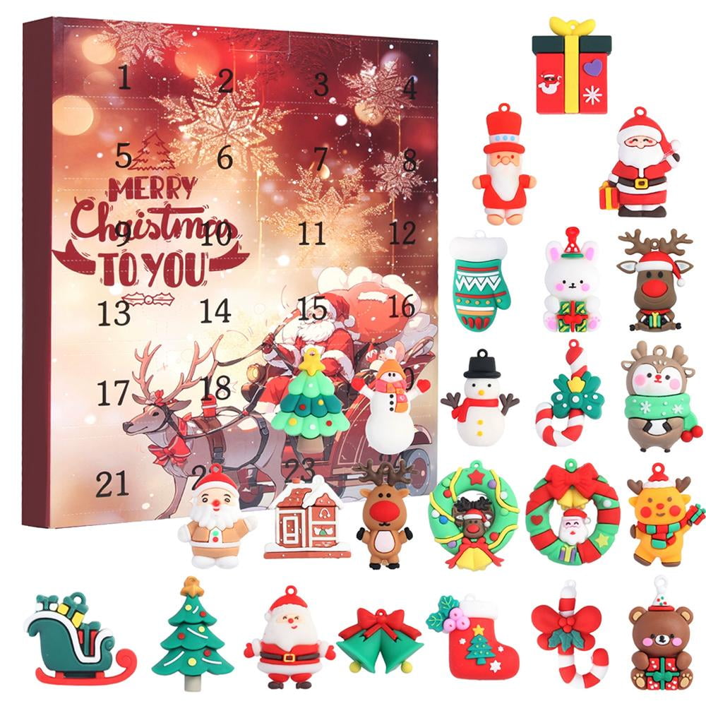 Christmas Advent Calendar 2026, 24Pcs Classic Collectible Figures Gnome ...