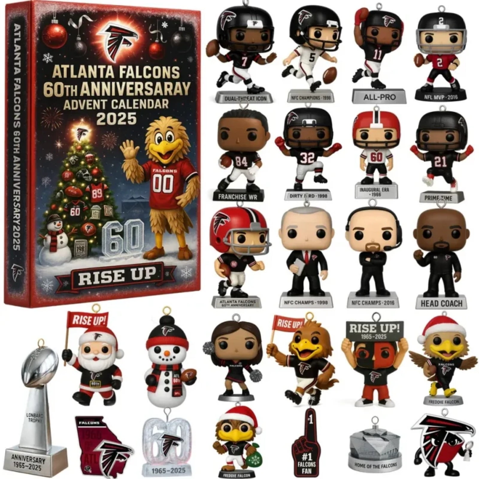 Christmas Advent Calendar, Atlanta Fan Cave Advent Calendar - 2D ...