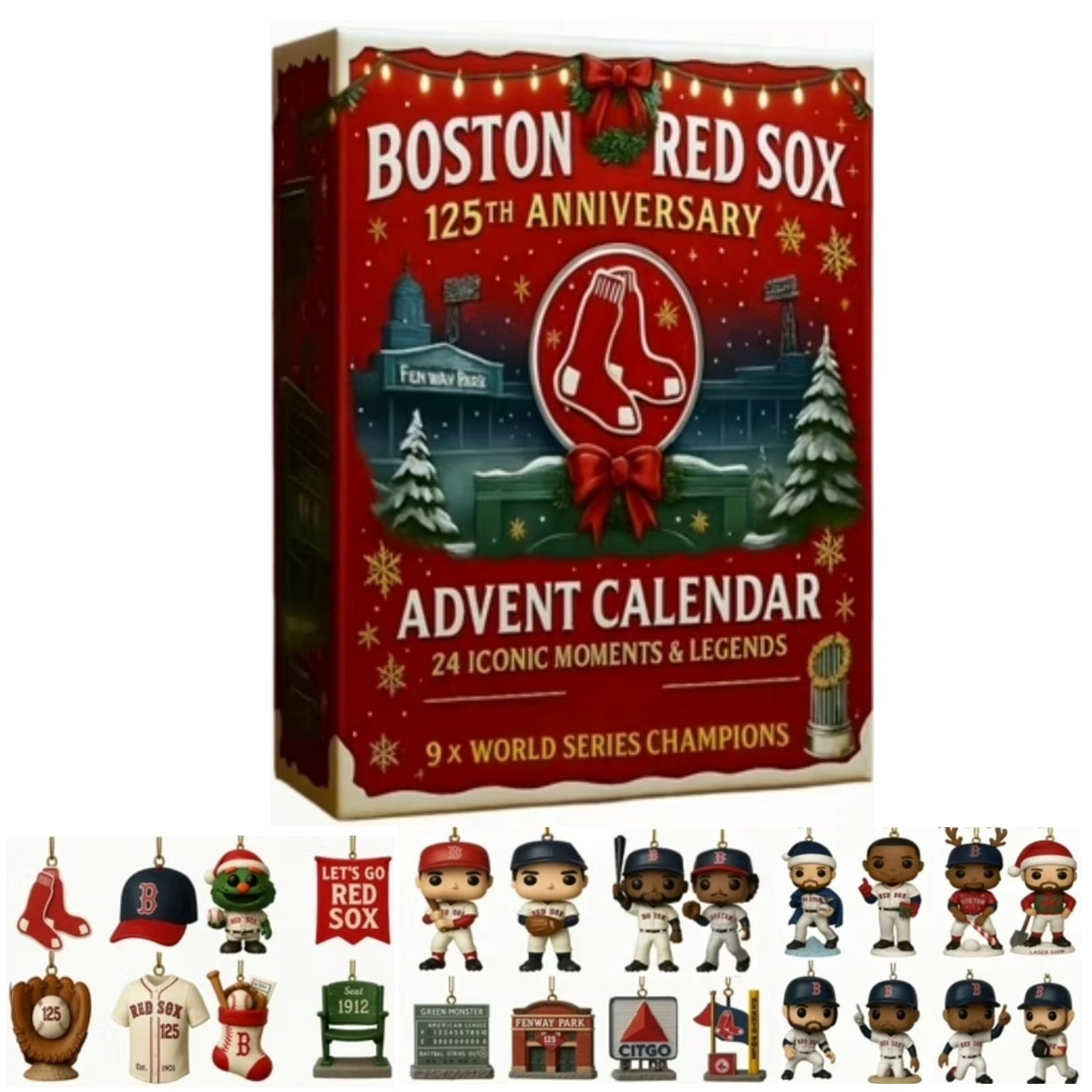 Christmas Advent Calendar, Baseball 125th Anniversary Advent Calendar ...