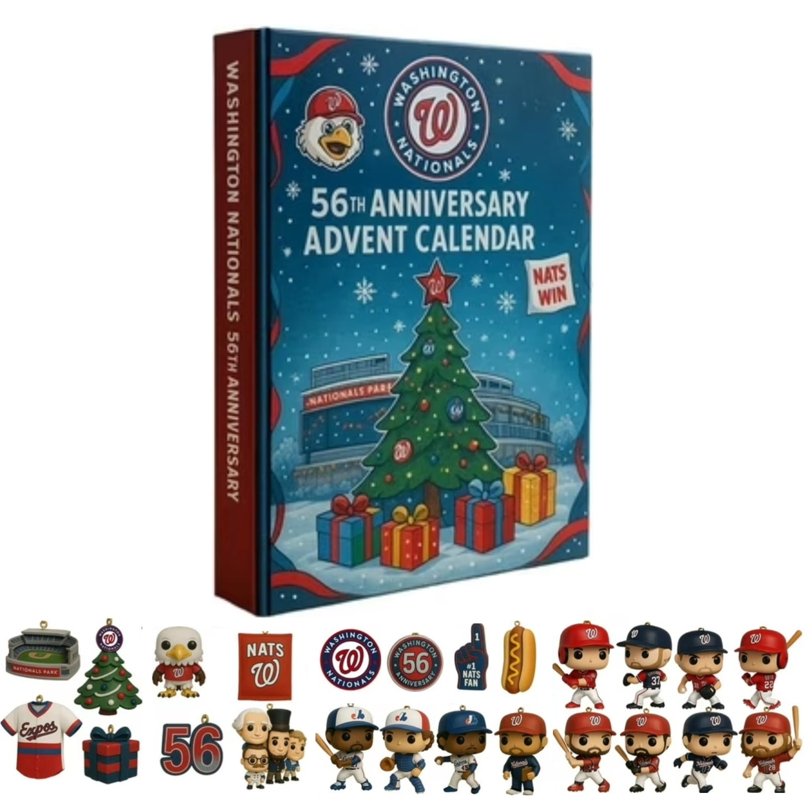 Christmas Advent Calendar, Baseball 56th Anniversary 2025 Advent ...