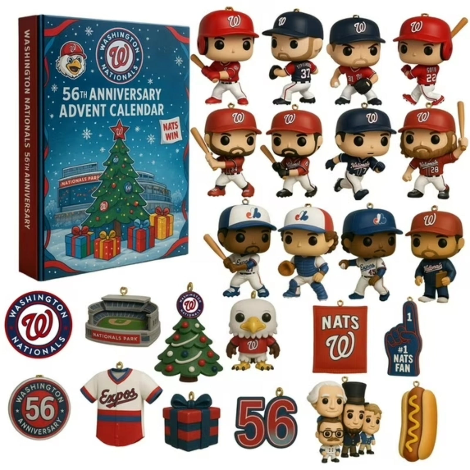 Christmas Advent Calendar, Baseball 56th Anniversary Advent Calendar ...