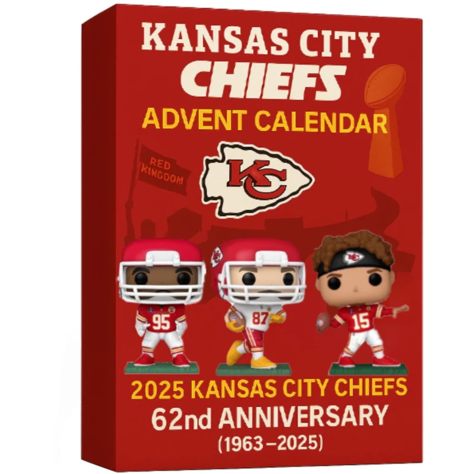 Christmas Advent Calendar, Chiefs Christmas Collectible Advent Calendar ...