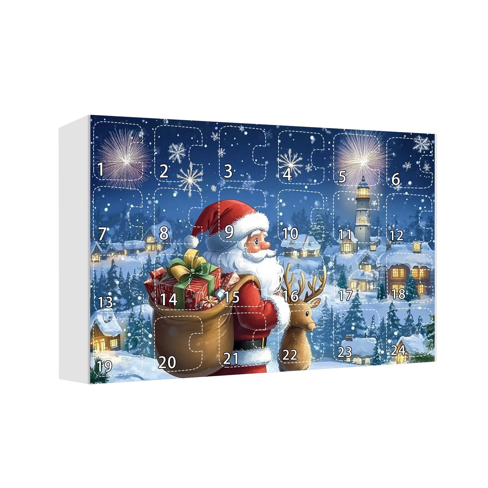 Christmas Advent Calendar Contains 24 Gifts, Christmas Cute Figures ...