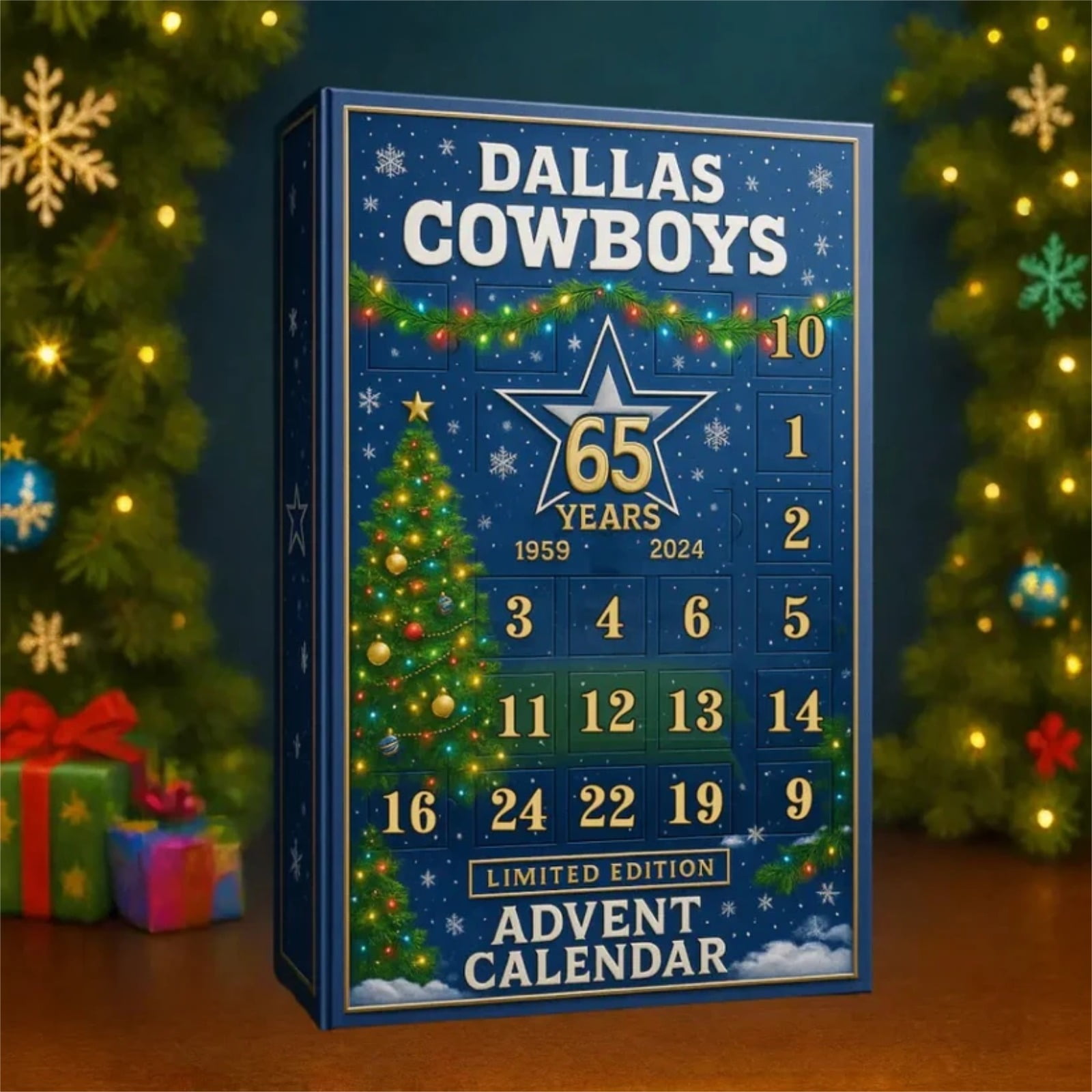 Christmas Advent Calendar, Dallas Christmas Advent Calendar - 2D ...