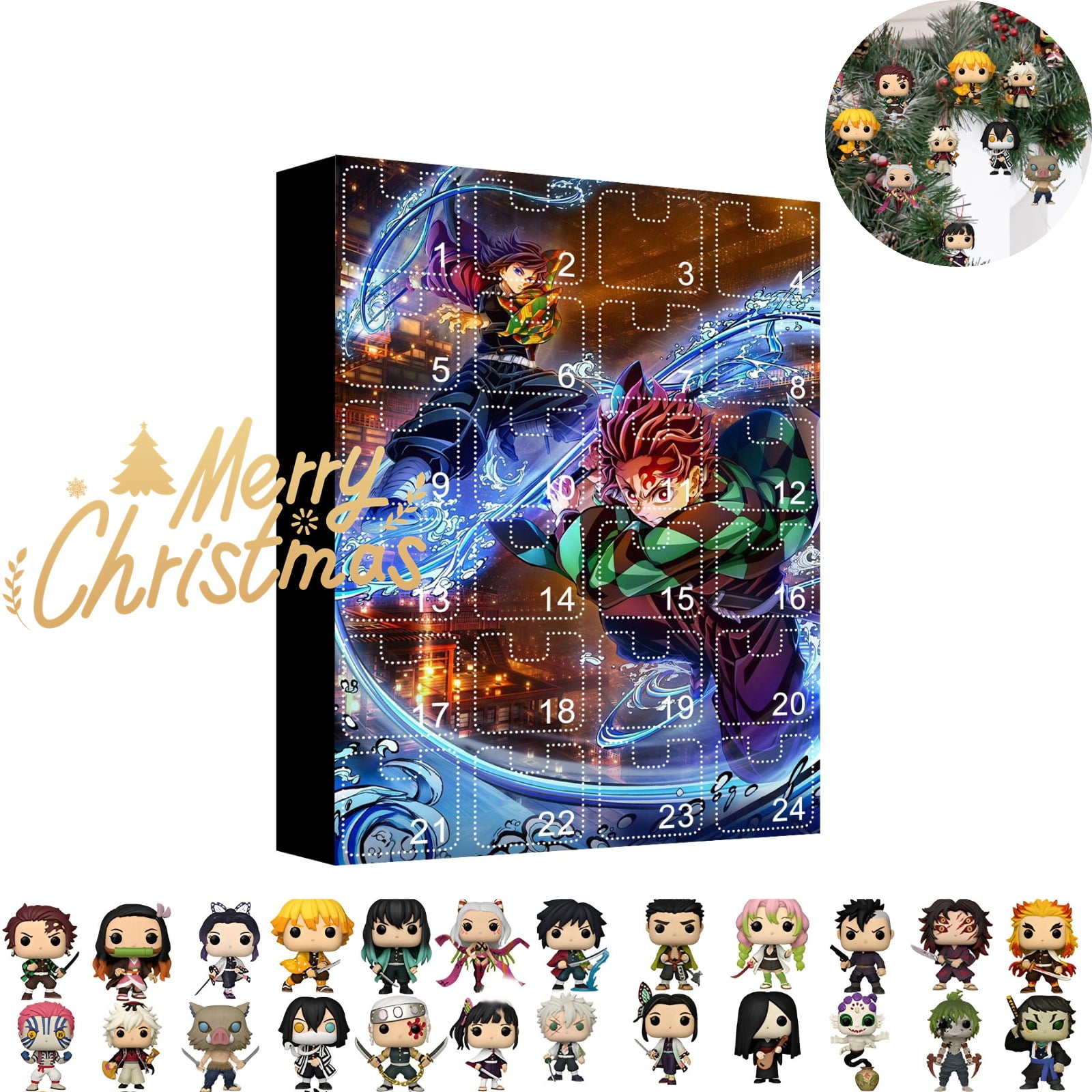 Christmas Advent Calendar, Demon-Slayer Advent Calendar – 24-Piece ...