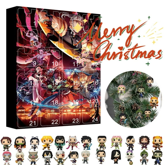 Christmas Advent Calendar, Demon-Slayer Themed Advent Calendar – Sturdy ...
