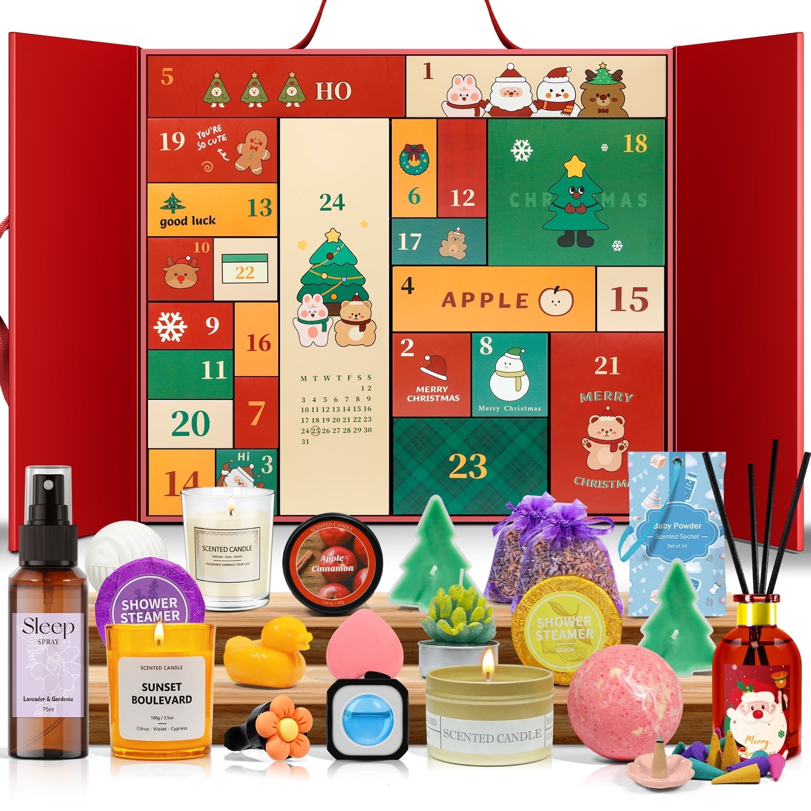 Christmas Advent Calendar 2025 for Adults, 24 Days Fragrance Collection ...
