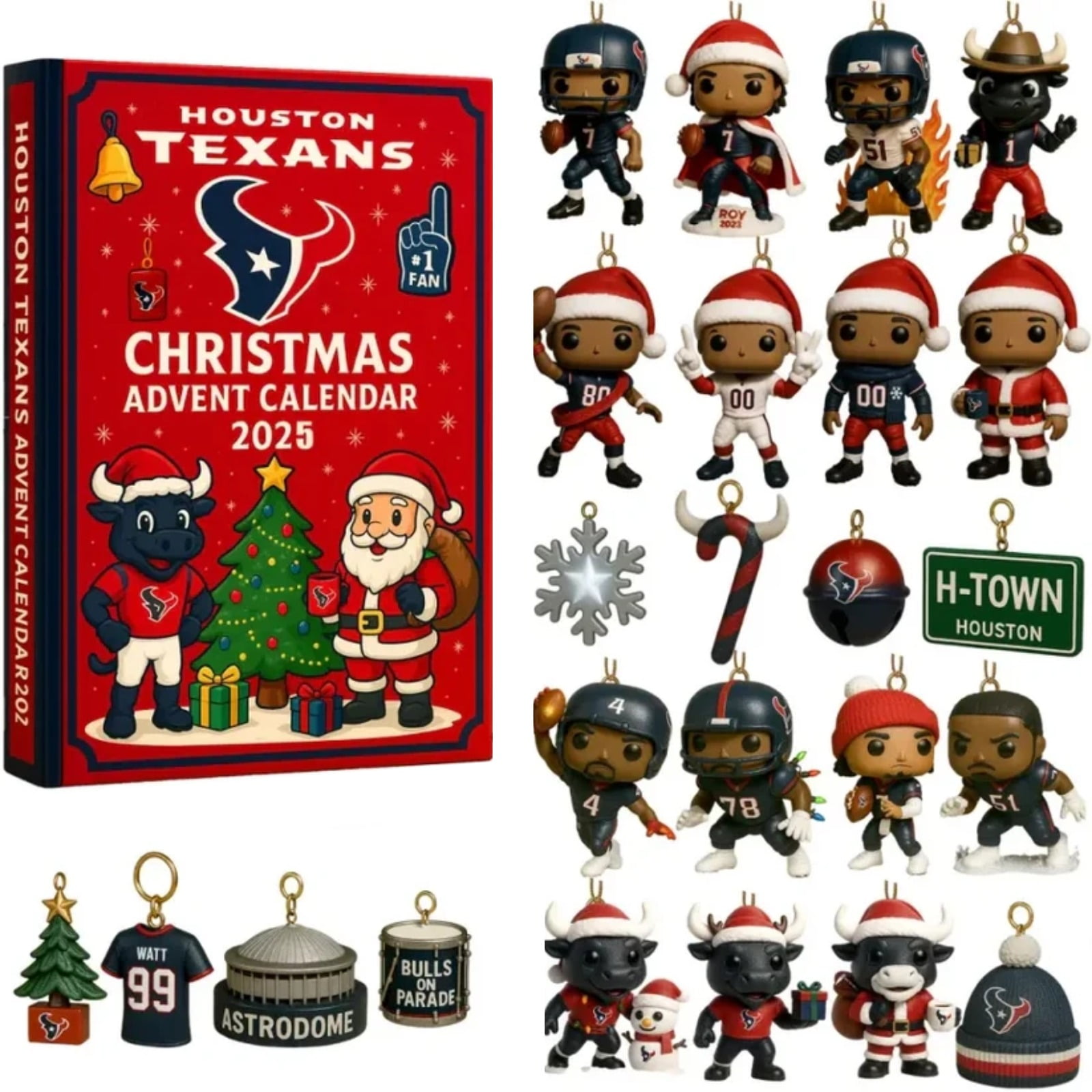Christmas Advent Calendar, Houston Christmas Collectible Advent ...