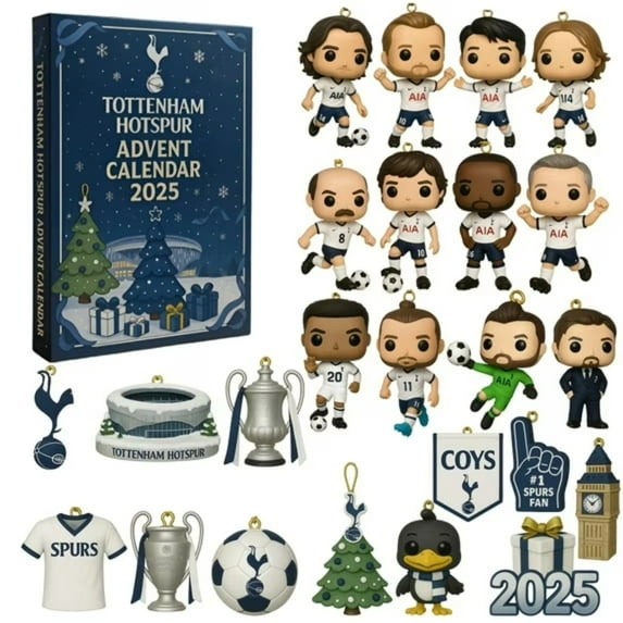 Christmas Advent Calendar, London White Football Fan Advent Calendar ...