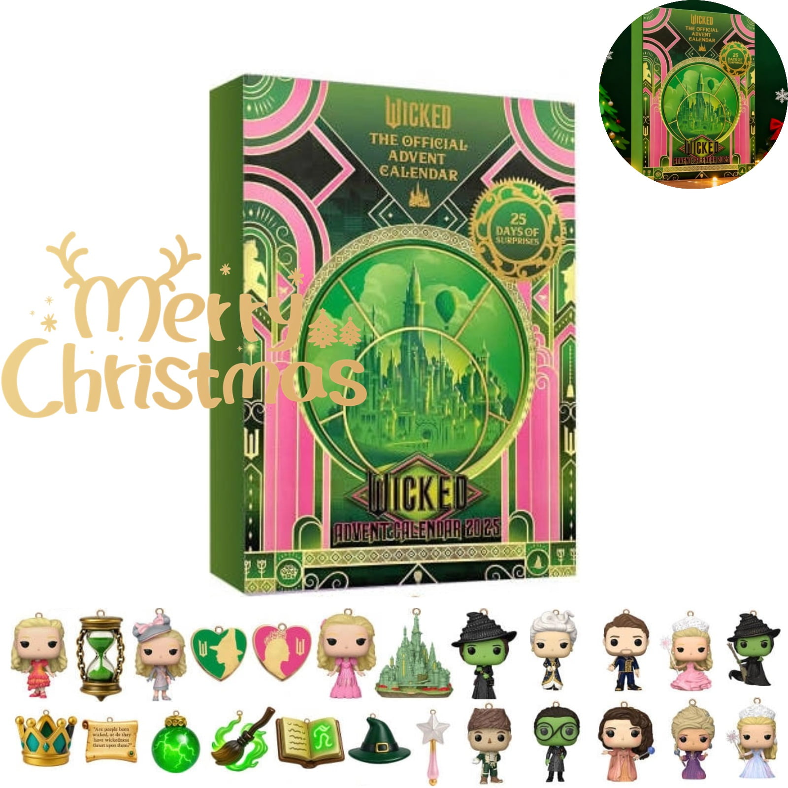 Christmas Advent Calendar, Wicked Advent Calendar 2025 - 24 Themed ...