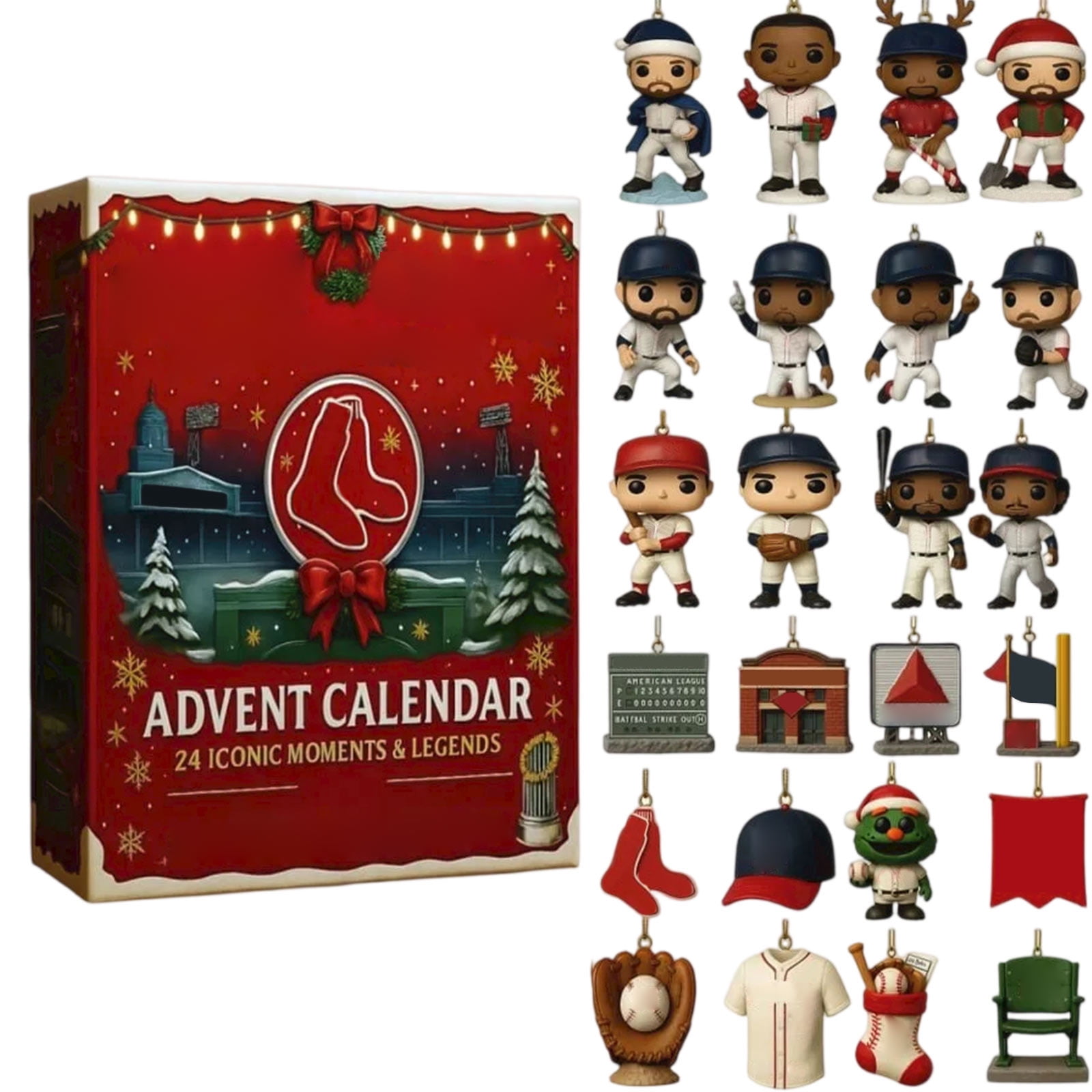 Christmas Advent Calendars, Boston Red Sox Baseball 125th Anniversary ...