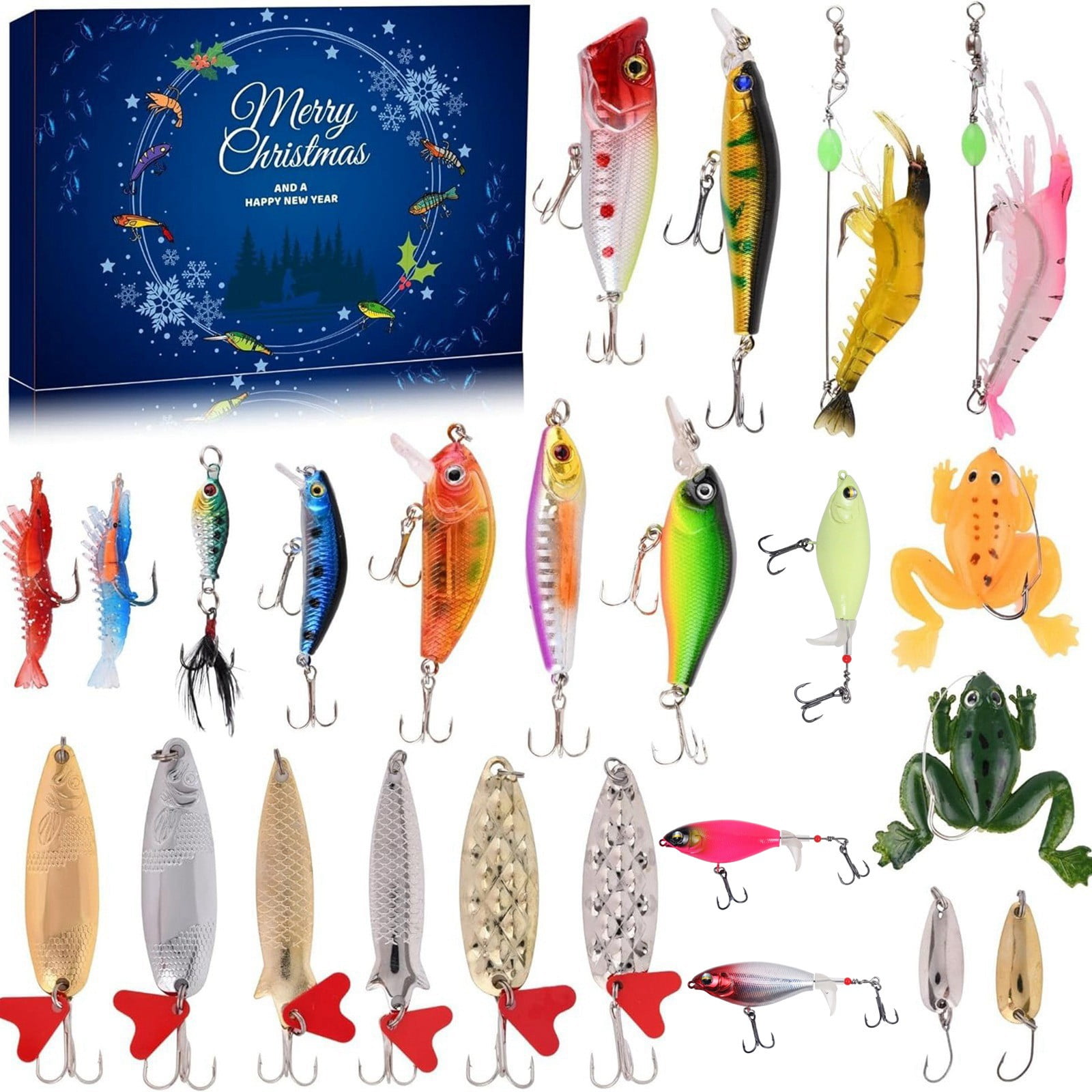 Christmas Advent Fishing Christmas Countdown 24 Days 3D 20 Min Sand ...