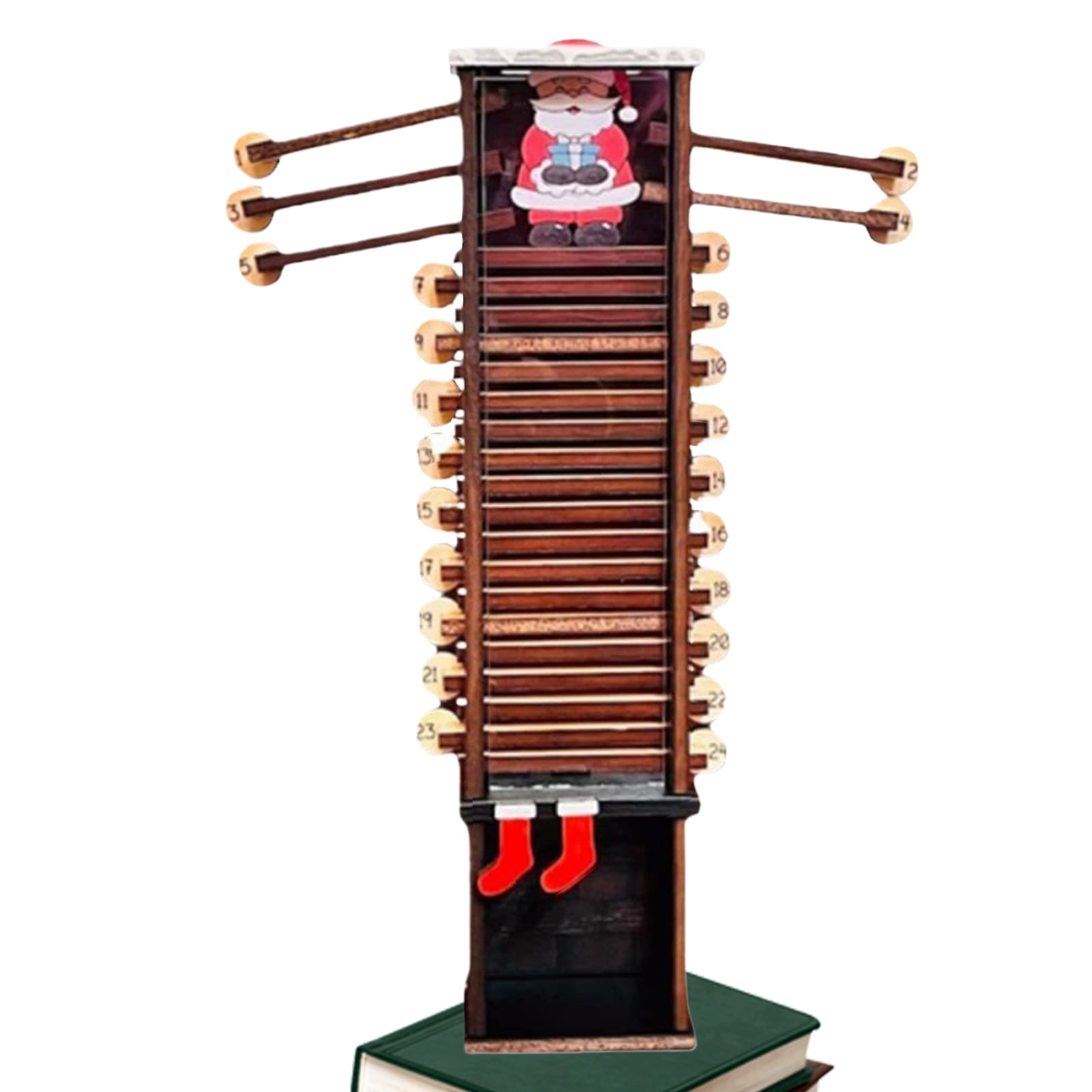 Christmas Advent | Tabletop Claus Chimney Christmas Advent Calendar ...