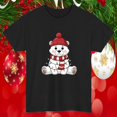 Christmas Alpaca Present Saint Nick Hat Tree Animal Fun Unisex T-Shirt ...