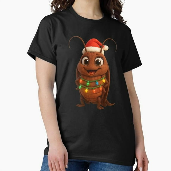 Christmas American Cockroach With A St. Nick Hat And A Candy Cane ...