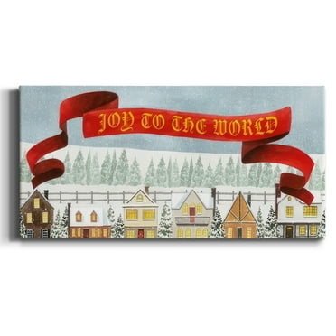 Dasher Christmas Wagon - Holiday Wall Decor x20 Canvas Print - Walmart.com