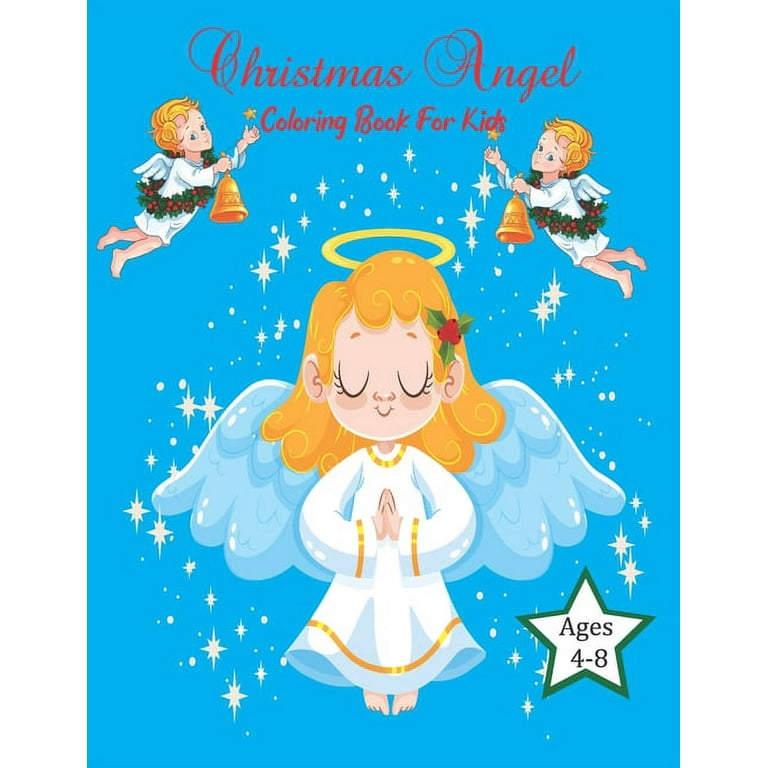 christmas boy angel coloring pages