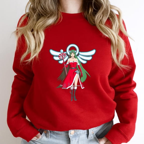 Christmas Angel Funny Holiday Religious Graphic - Machine Washable ...