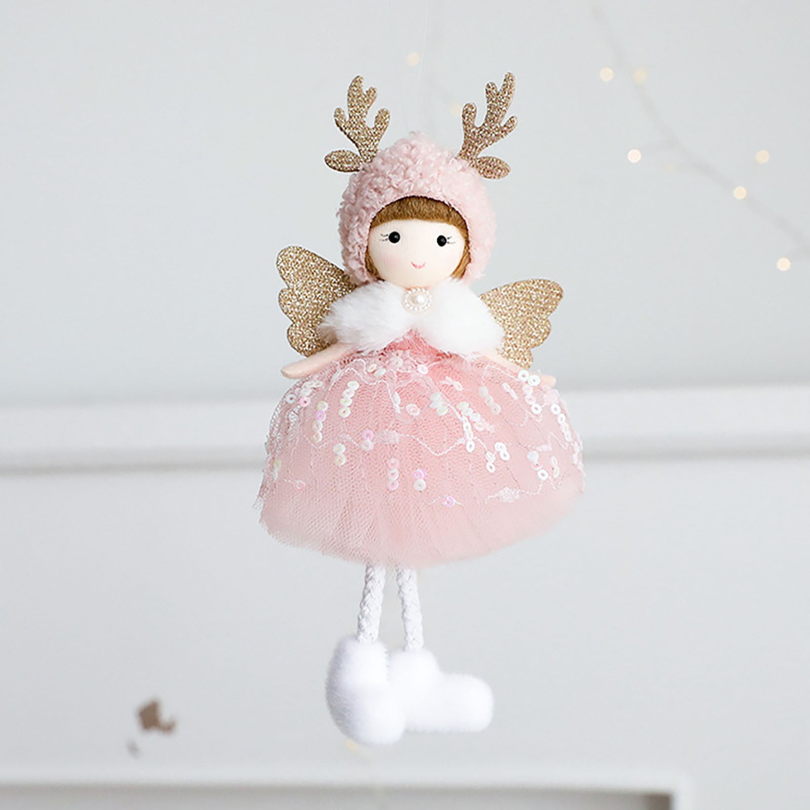 Christmas Angel Pendant Cute Angel Doll Pendant With Sparkling And ...