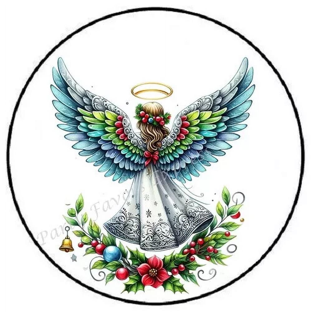 Christmas Angel Religious Stickers Party Favors Phone Decal Water ...
