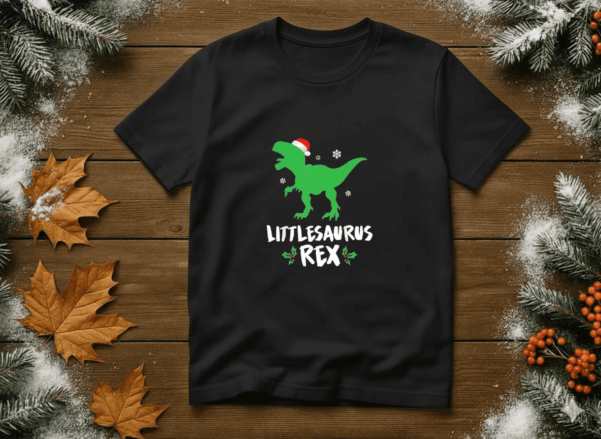 Christmas Apparel T Rex Dino Holiday Festive Fun Unisex T-Shirt, up to ...