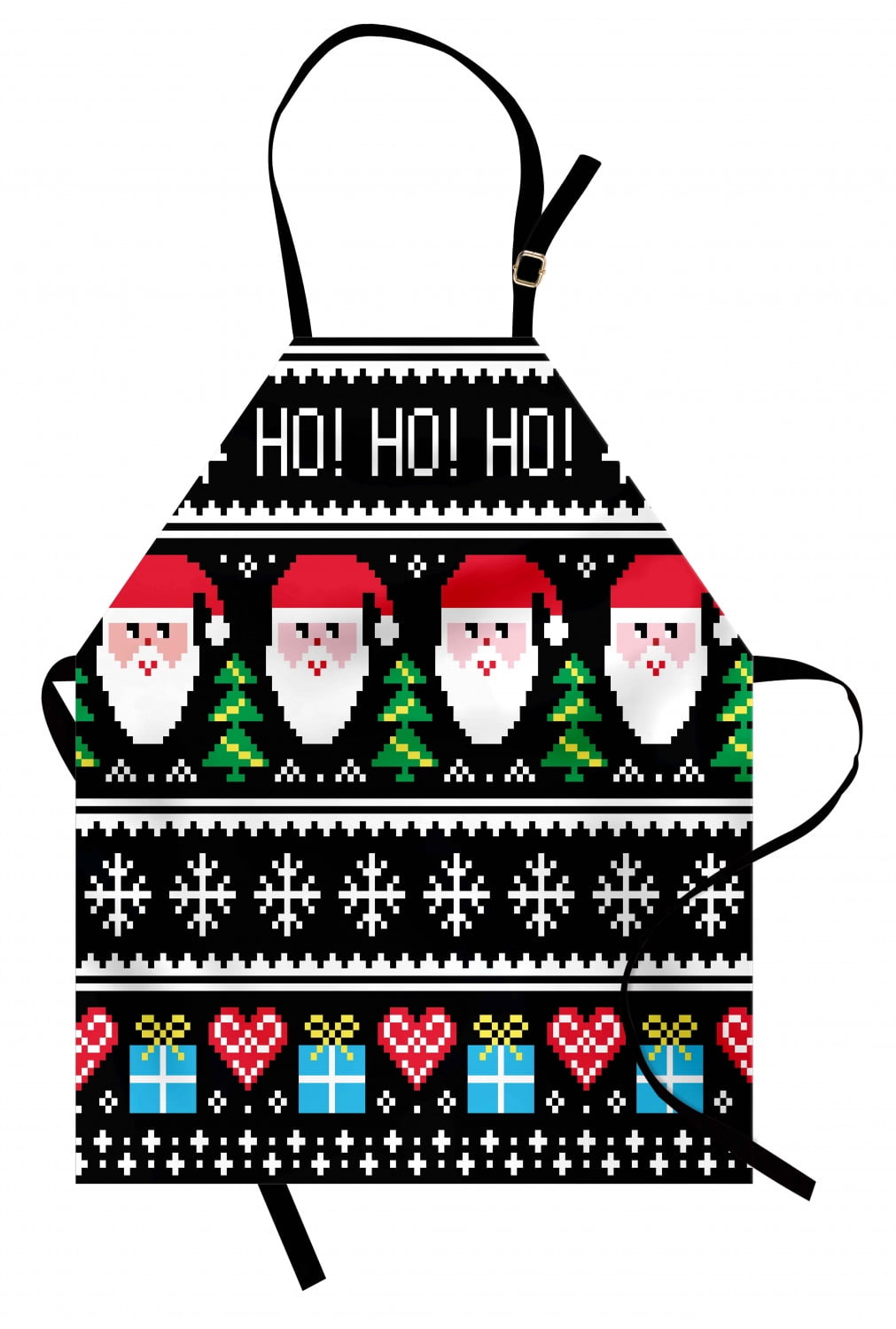 Christmas Apron Nordic Norwegian Traditional Retro Patterns Hearts ...