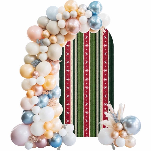 Christmas Arch Backdrop Cover 4x1.65 Ft, Spandex Wedding Arch Stand ...