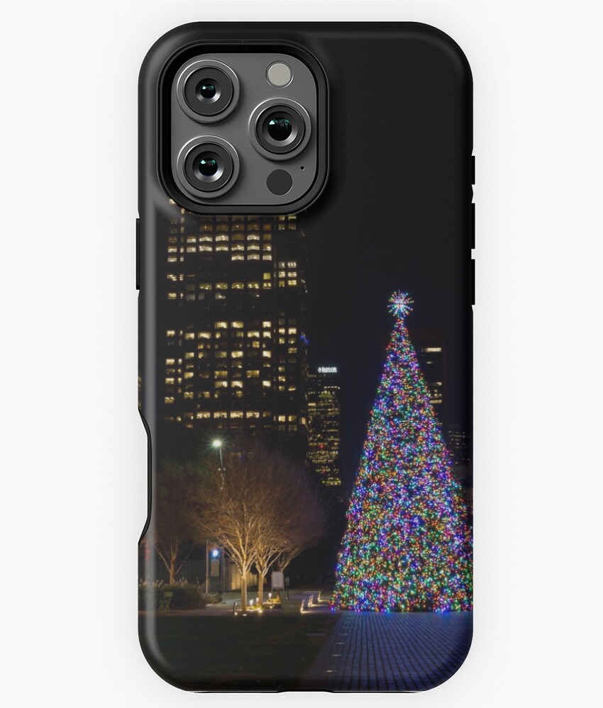 Christmas At Warren Park Night Holiday Phone Case for iPhone 16 15 14 ...