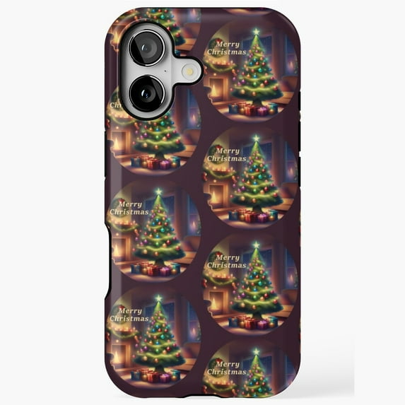 Christmas Atmosphere Holiday Art Phone Case with iPhone 17 to 11 Pro ...
