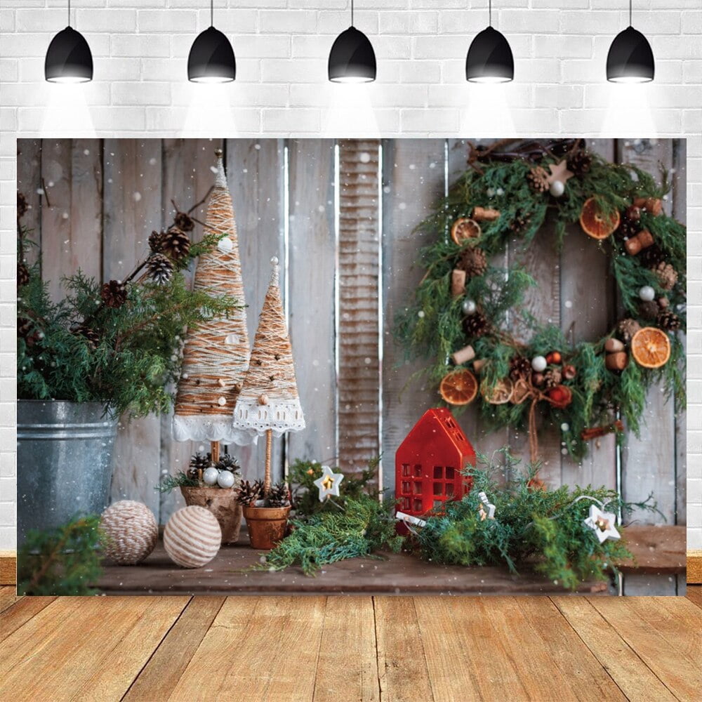 Christmas Backdrop Winter Snowflake Newborn Baby Portrait Vinyl ...