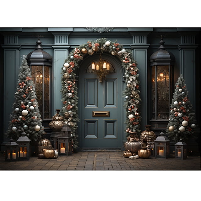 Christmas Backdrop for Photography Winter Window Gift Fireplace Kids ...