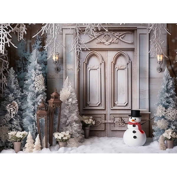 Christmas Backdrops Xmas Tree Gifts Winter Snow Family Party r Photography Background for ...