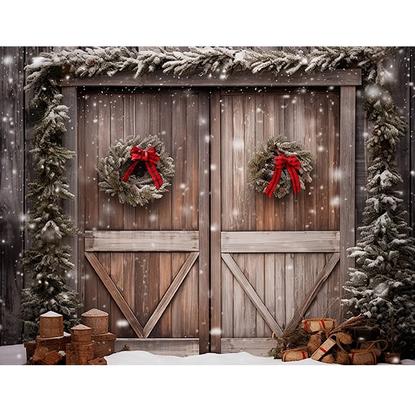 Christmas Backdrops Xmas Tree Gifts Winter Snow Family Party r Photography Background for ...