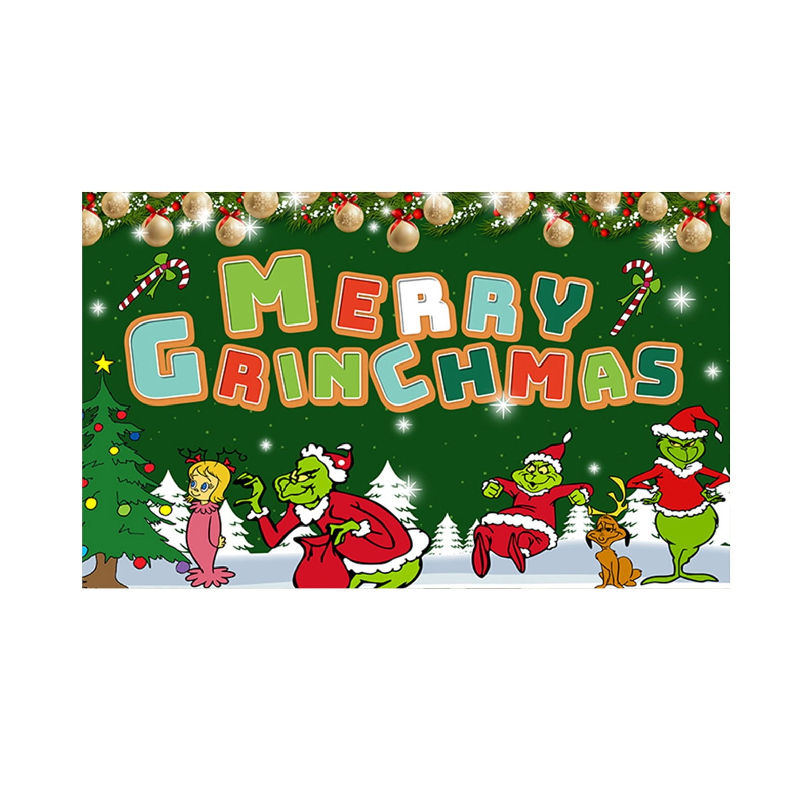 Christmas Background Photo Backdrops, Grinch Photography Backdrops ...