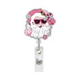 Christmas Badge Holder Retractable ABS Badge Holder with Metal Belt ...