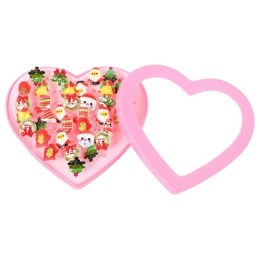 12 Pcs Party Stars Flashing LED Bumpy Jelly Ring Light-Up Toys ...