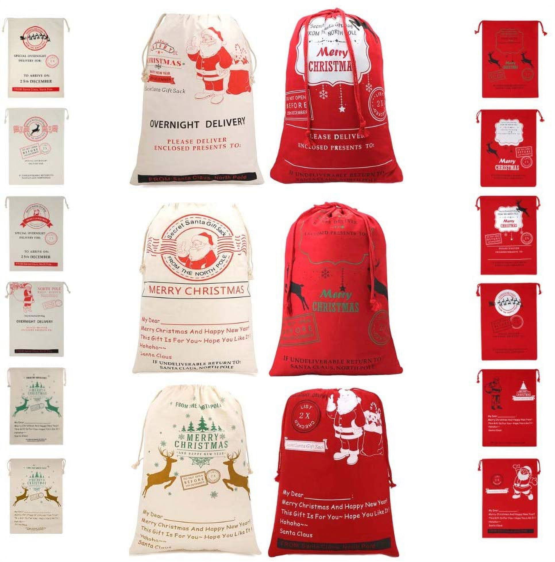 Christmas Bag Santa Sack Canvas Bag For Gifts Santa Sack Special ...