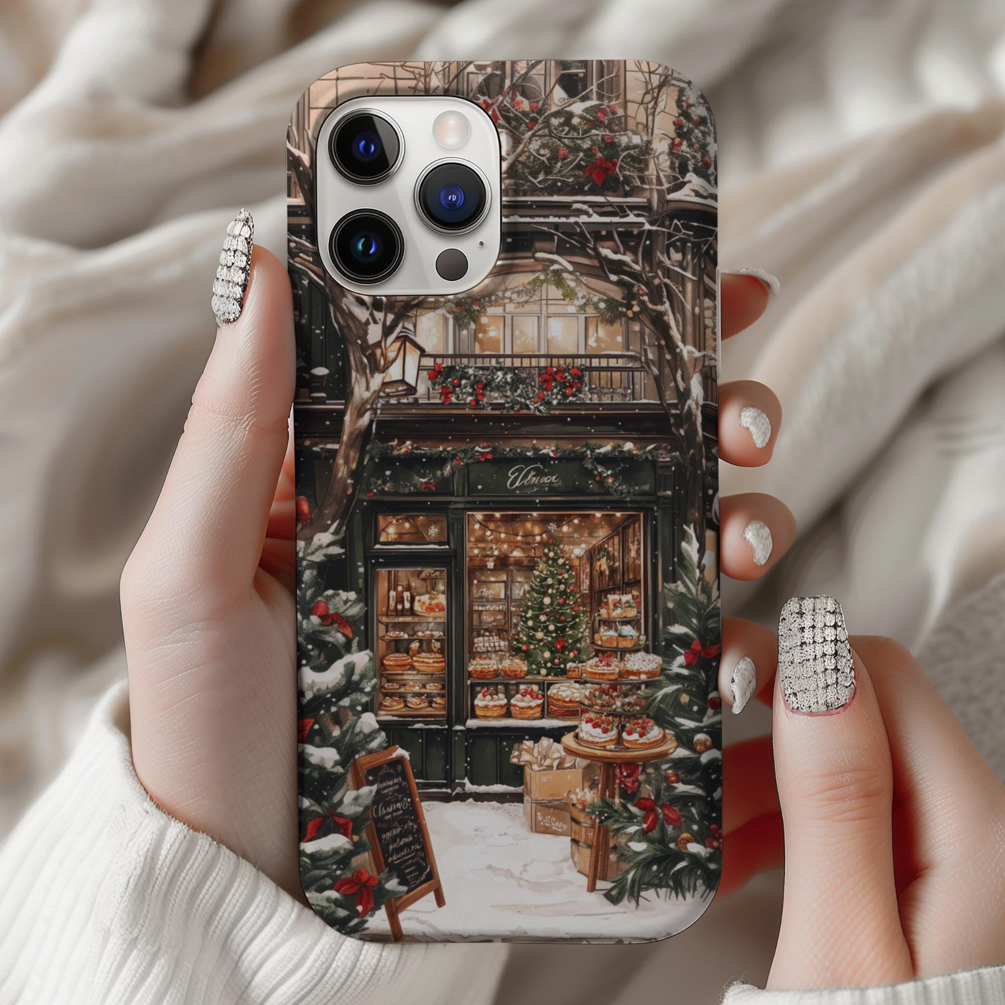 Christmas Bakery Phone Case Festive Holiday iPhone Samsung iPhone 17 16 ...