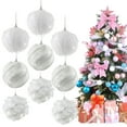 Christmas Ball Ornament Set | Plastic Hanging Tree Decorations | Multi ...